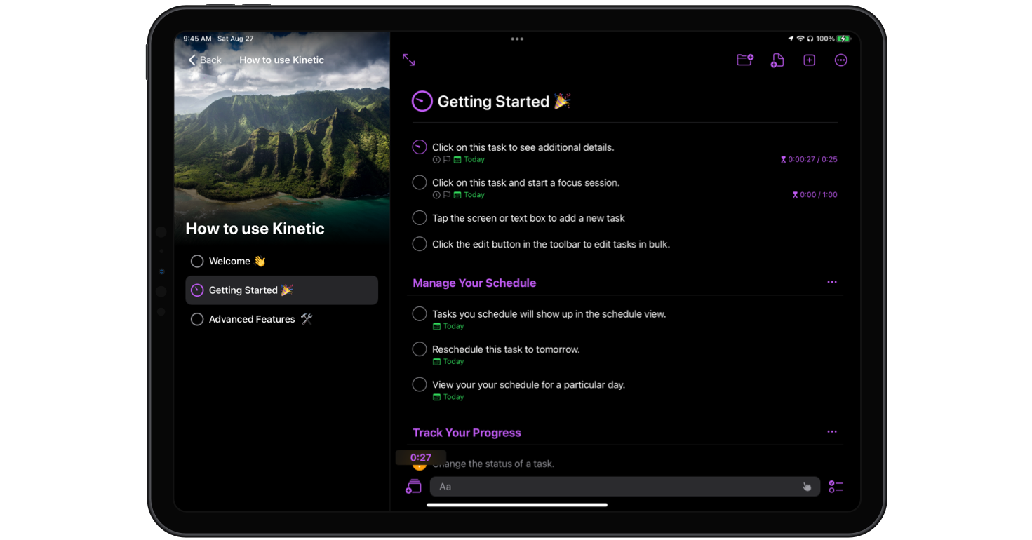 Kinetic - Build Focus