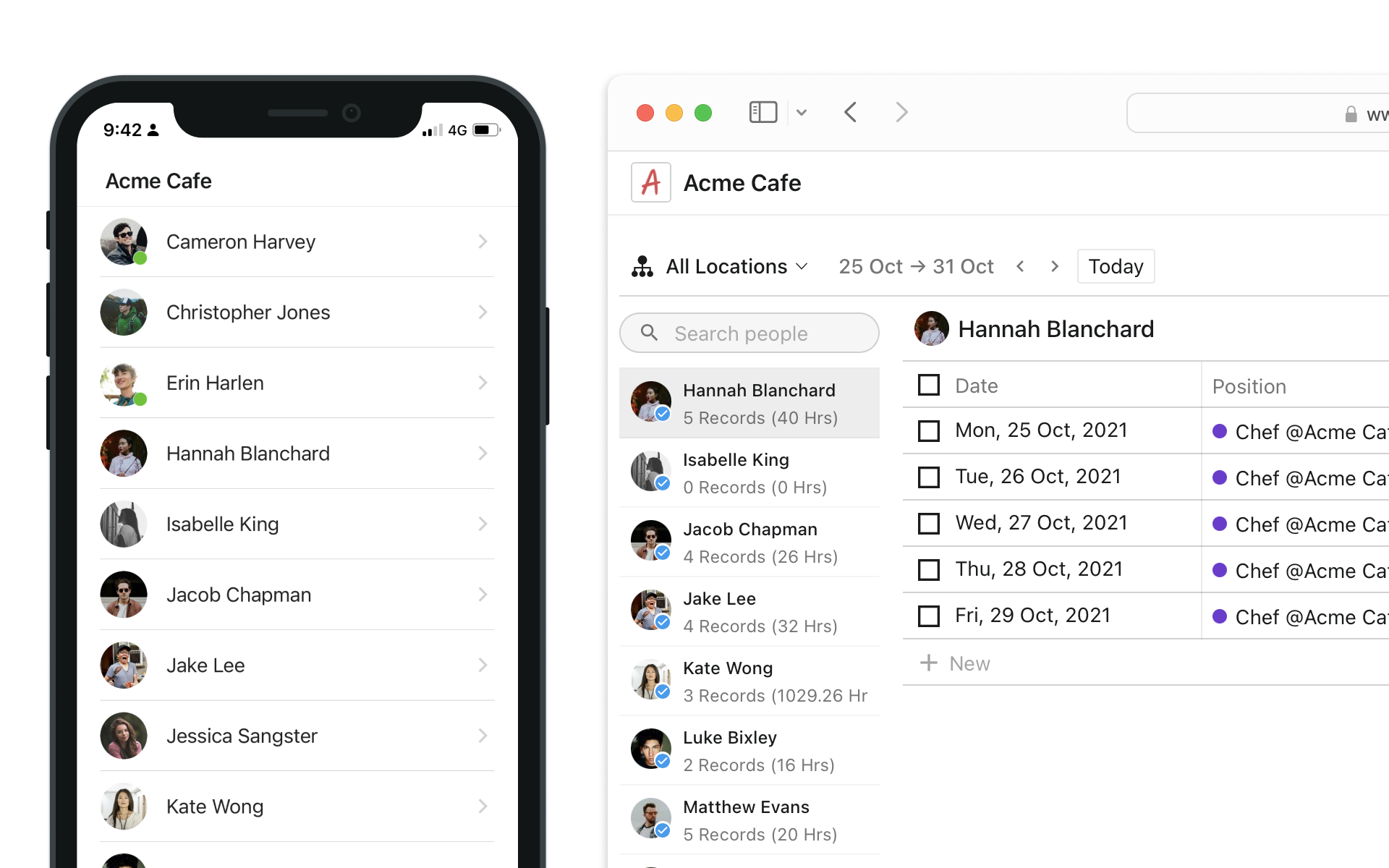 Timble: Simple Staff Rostering Software