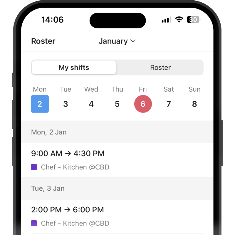 Timble - Manage staff rosters, timesheets and leave requests, all-in-one place.