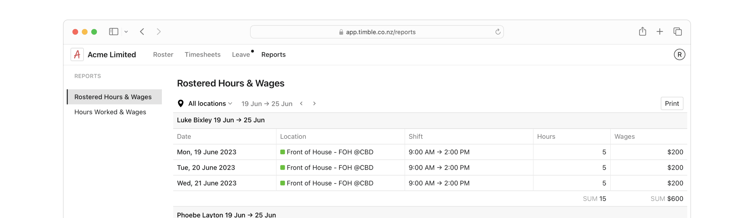 Timble - Manage staff rosters, timesheets and leave requests, all-in ...