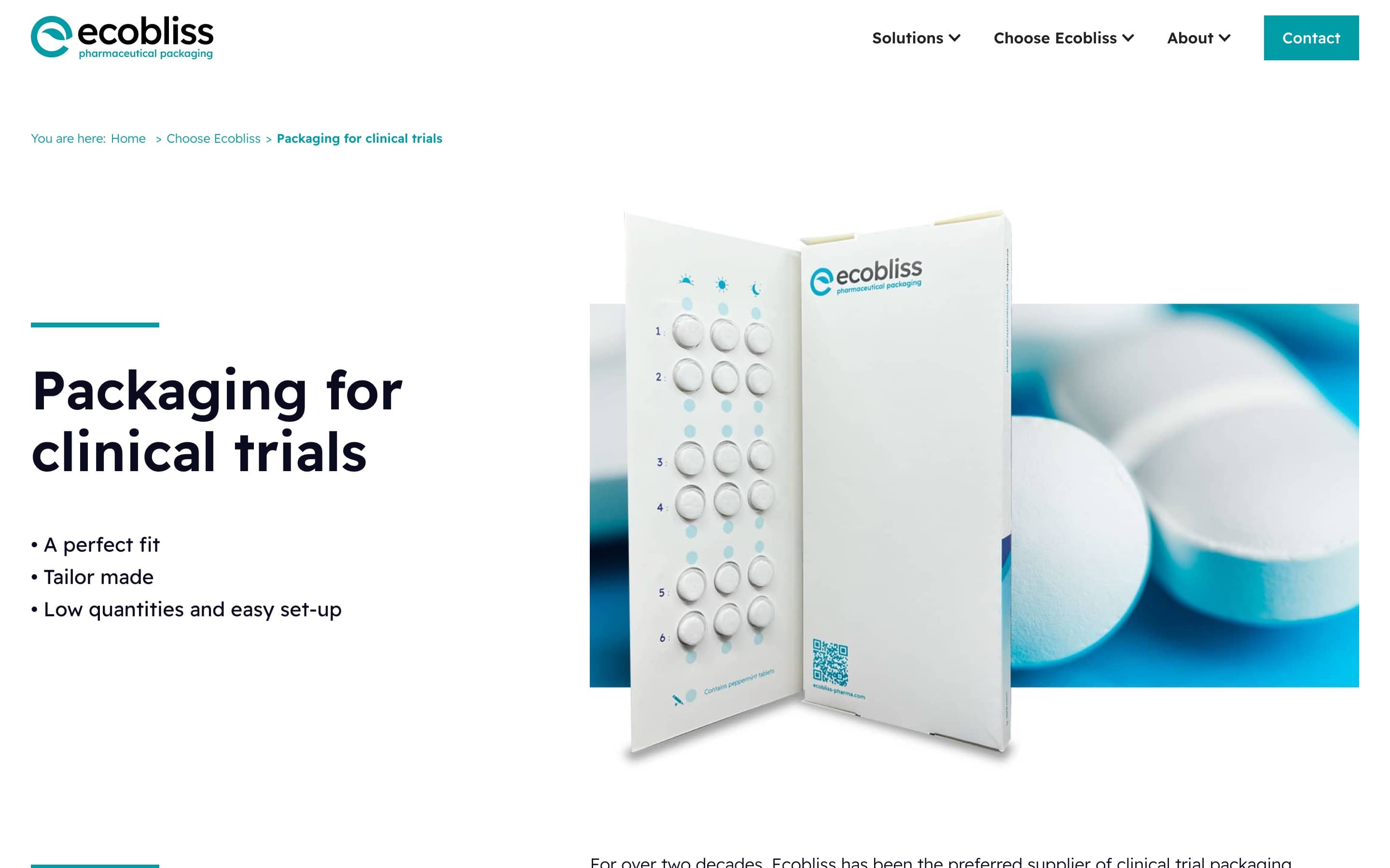 Pharma packaging design and development | Ecobliss