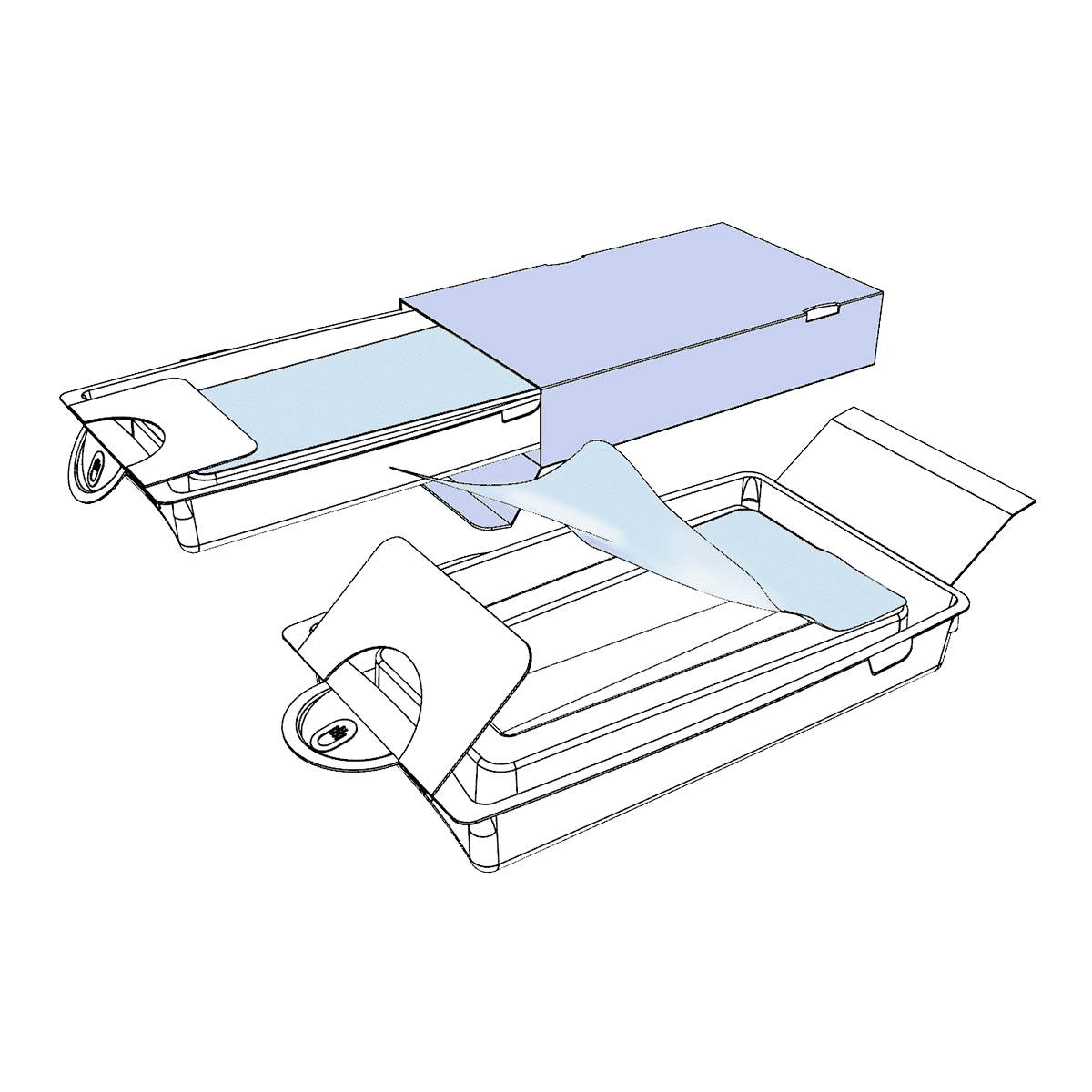 Ecobliss Locked4Kids | Tray with inner lidding