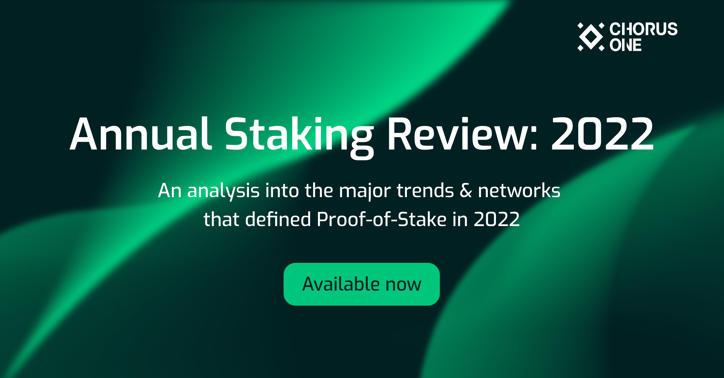 Chorus One - Infrastructure to help you earn rewards on your cryptoassets.