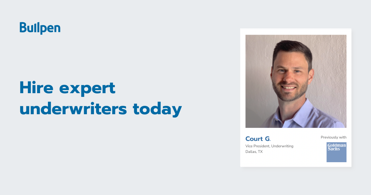 Hire an Expert Underwriting | Bullpen