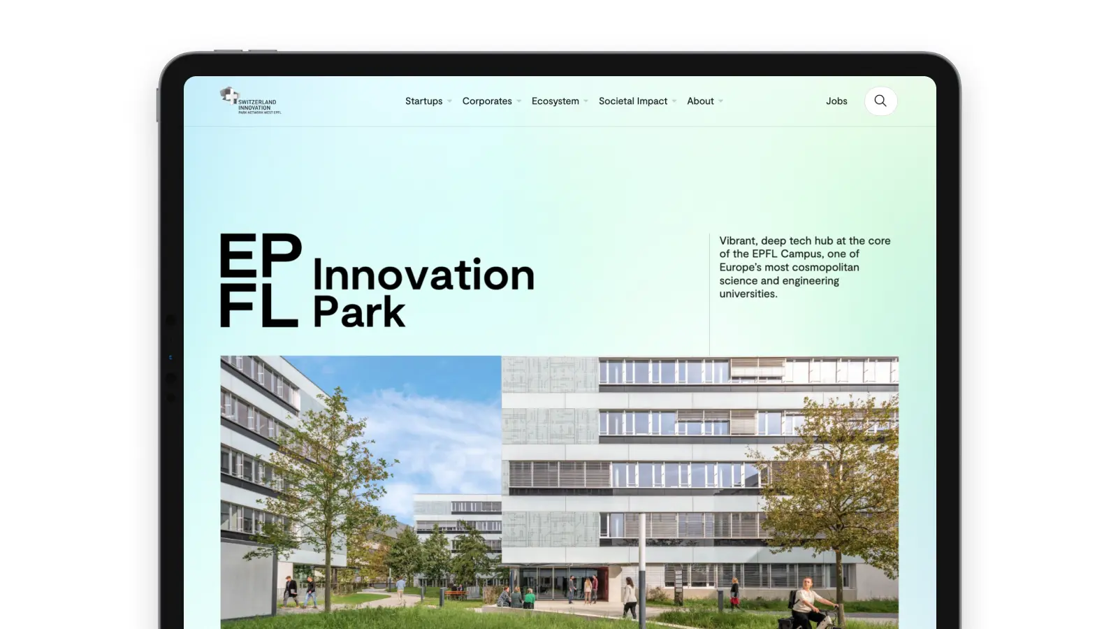 Refonte du site web et du portail utilisateur - EPFL Innovation Park ...