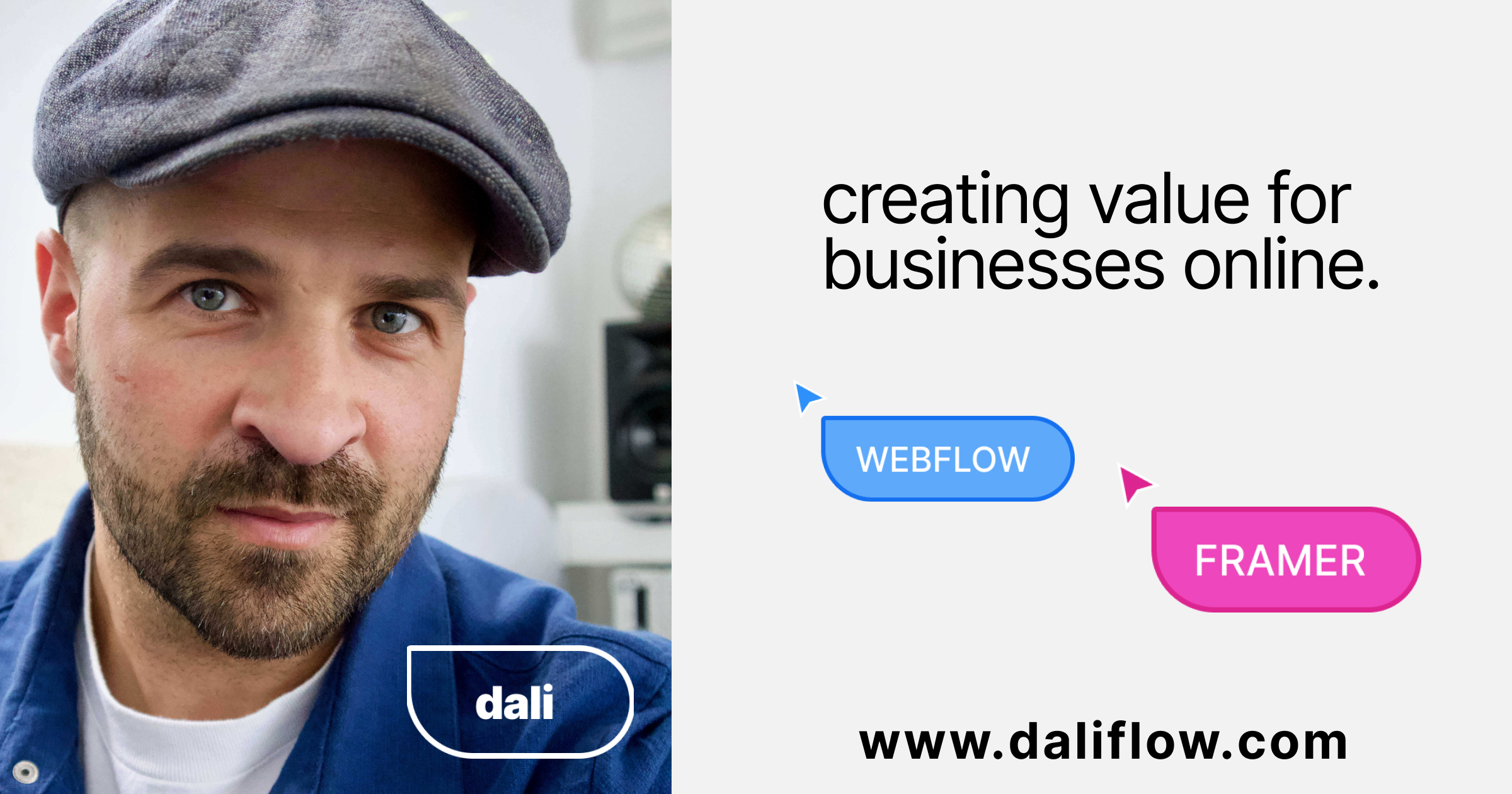 Webflow and Framer Web Developer | London/Cambridge UK - Dalifow Blog