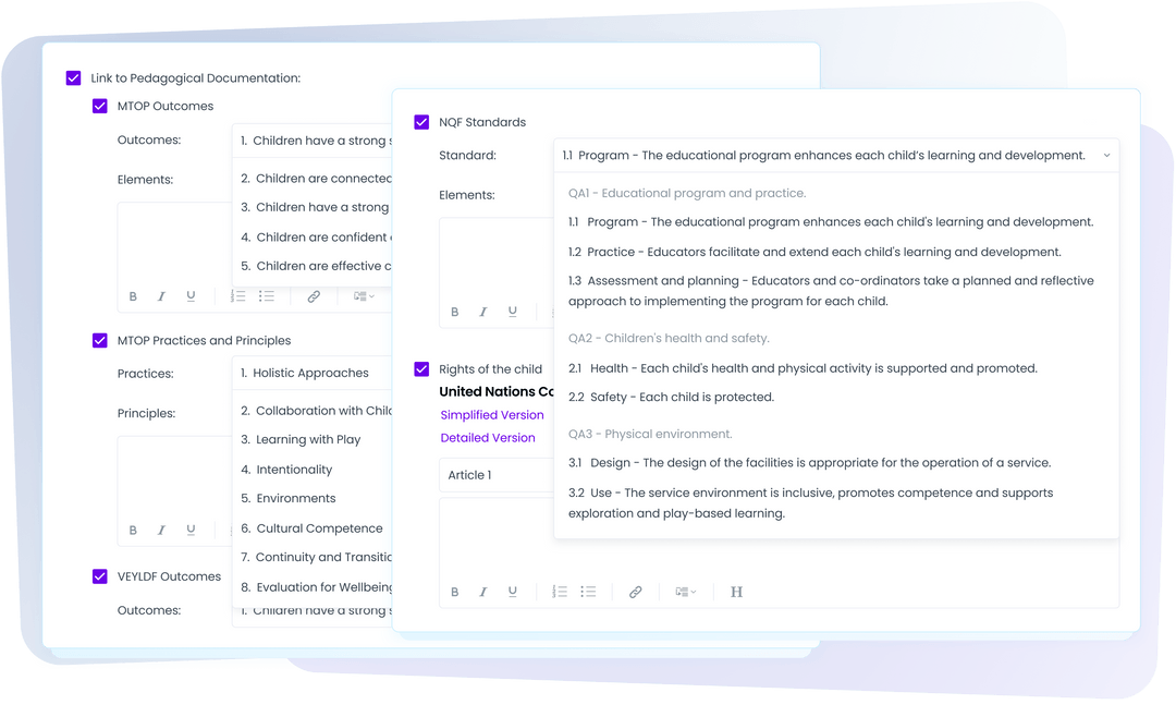 Educate | EYLF programming documentation software