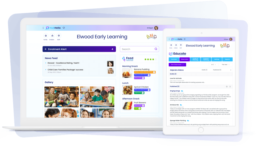 HubHello | Fast & secure web-based childcare software