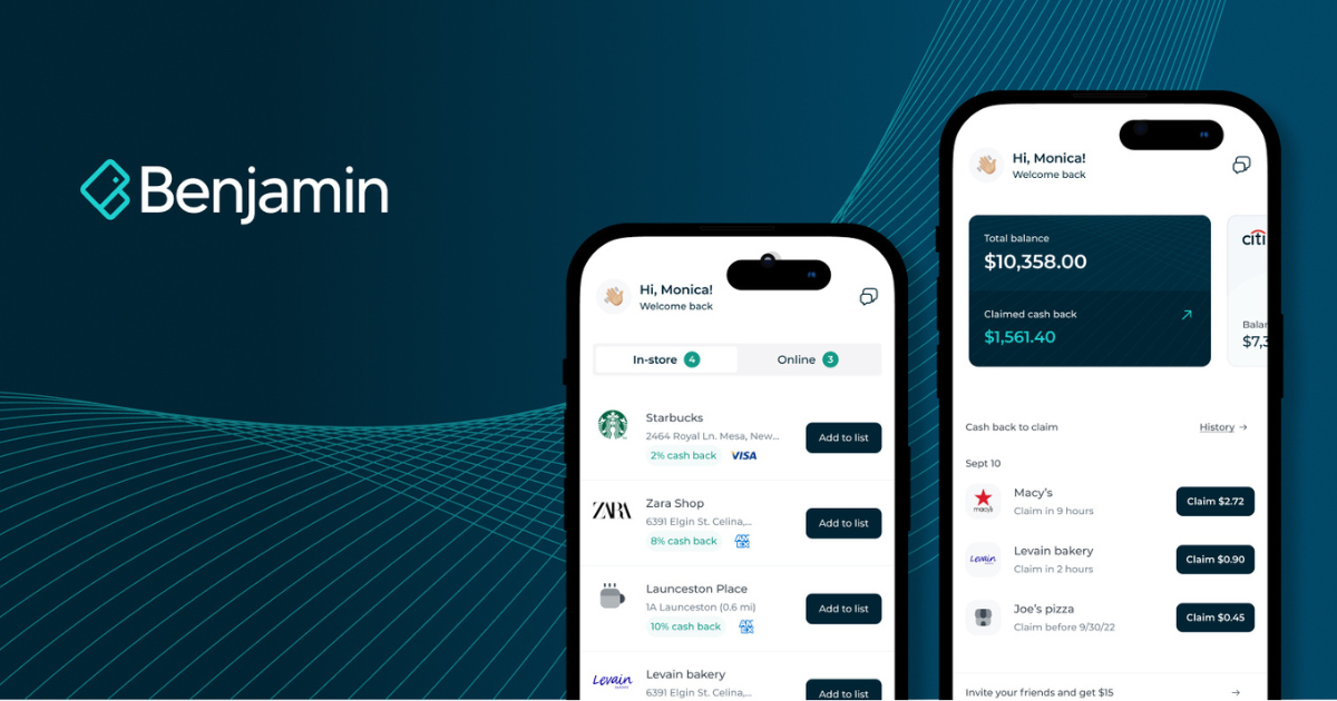 Benjamin - Cash Back Made Easy for People and Businesses
