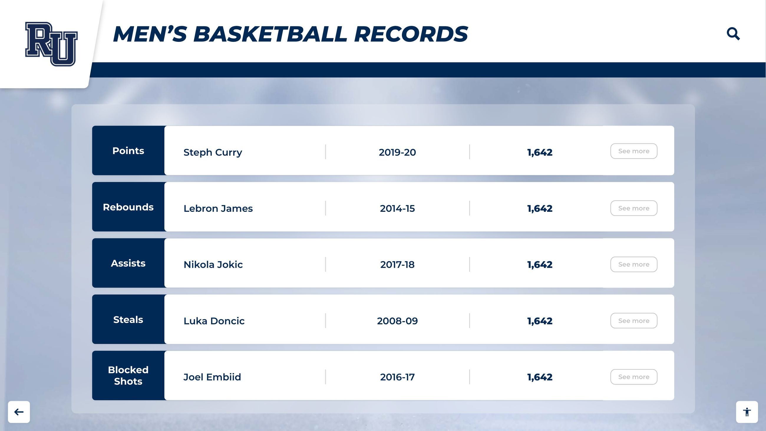 Digital Record Boards - Interactive Touchscreen