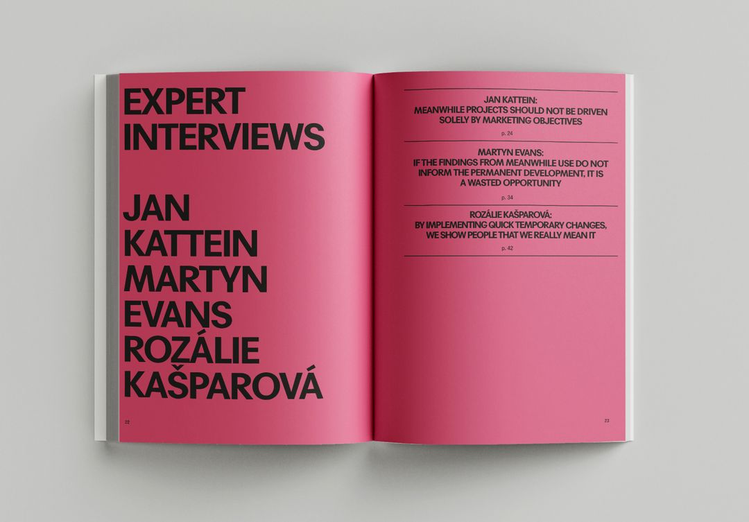 Meanwhile city – A guide to temporary interventions