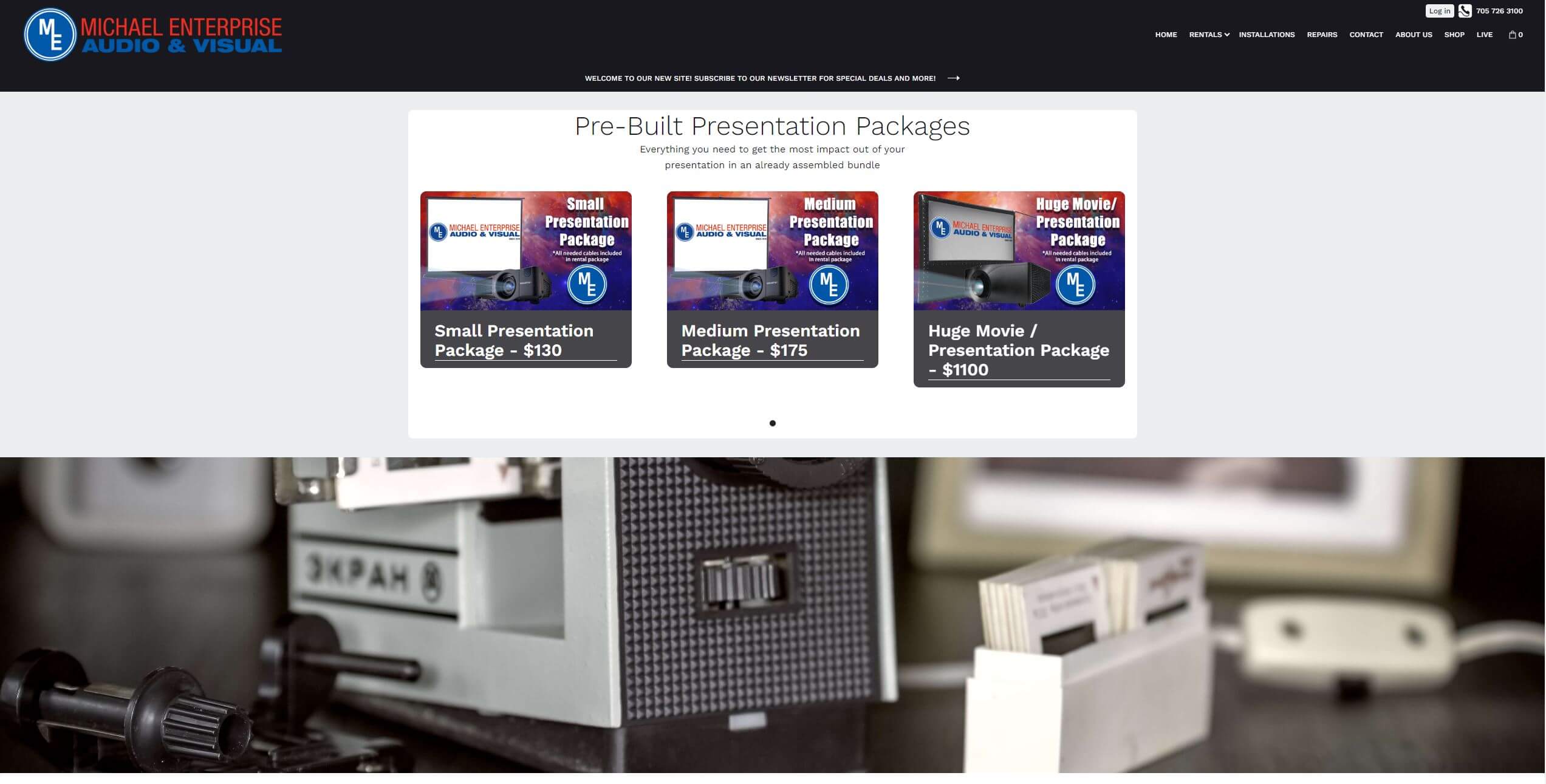 Rent Projectors/Screens - Michael Enterprise Audio and Visual