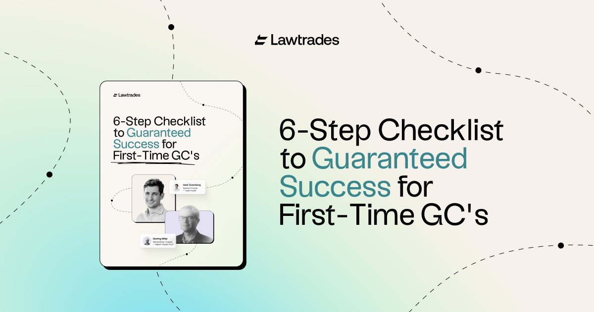 A First-Time GC’s Checklist for Success