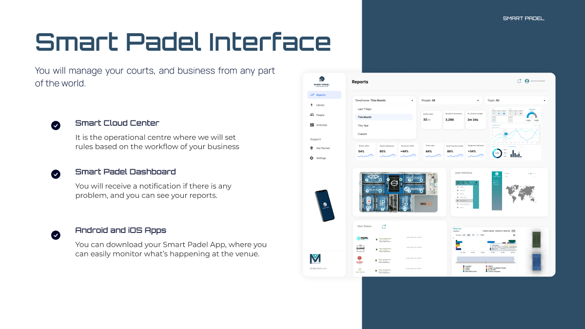 Smart Padel | Dómotica pistas de padel