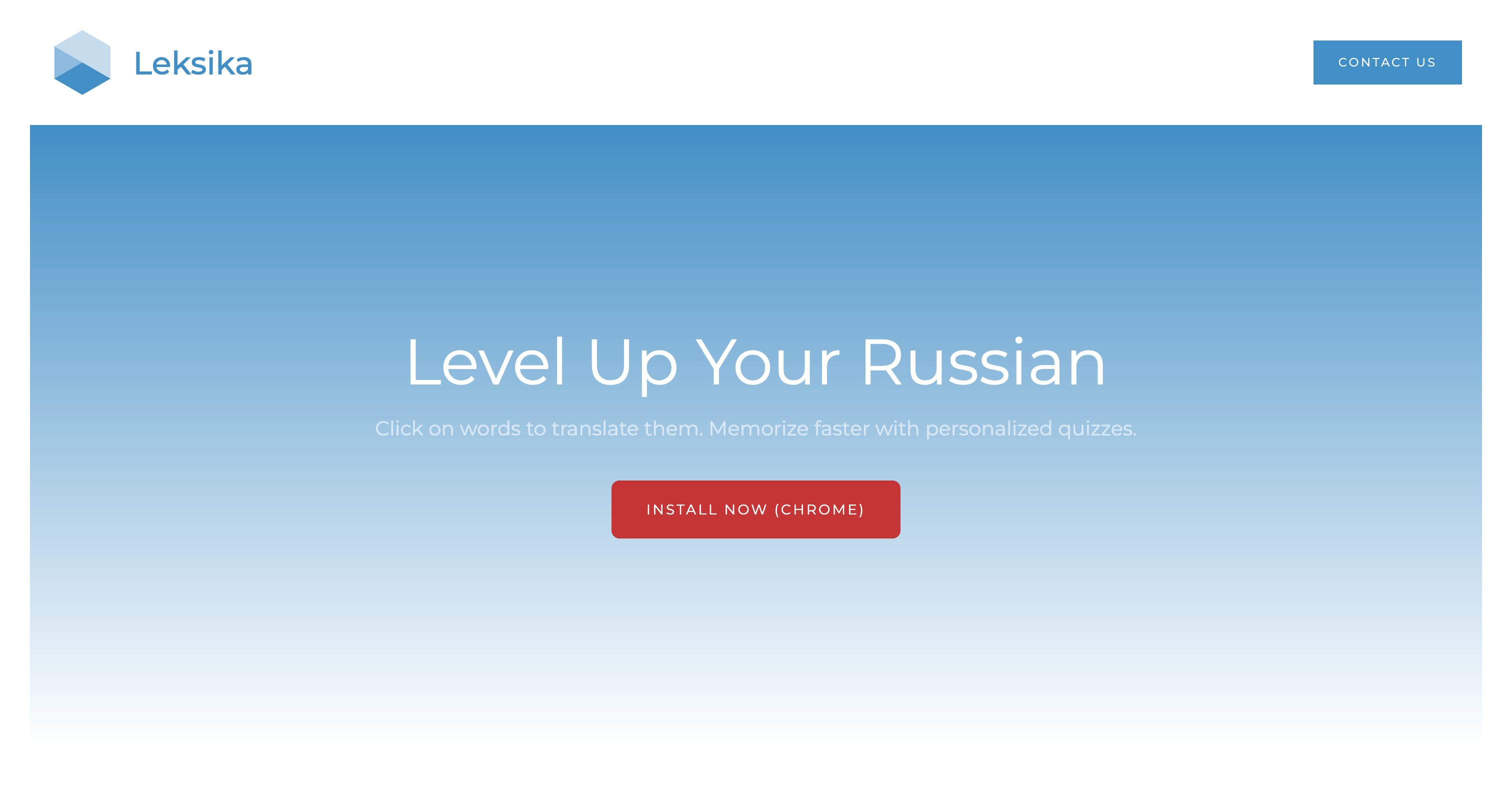 Leksika - Learn Russian in Context in Chrome