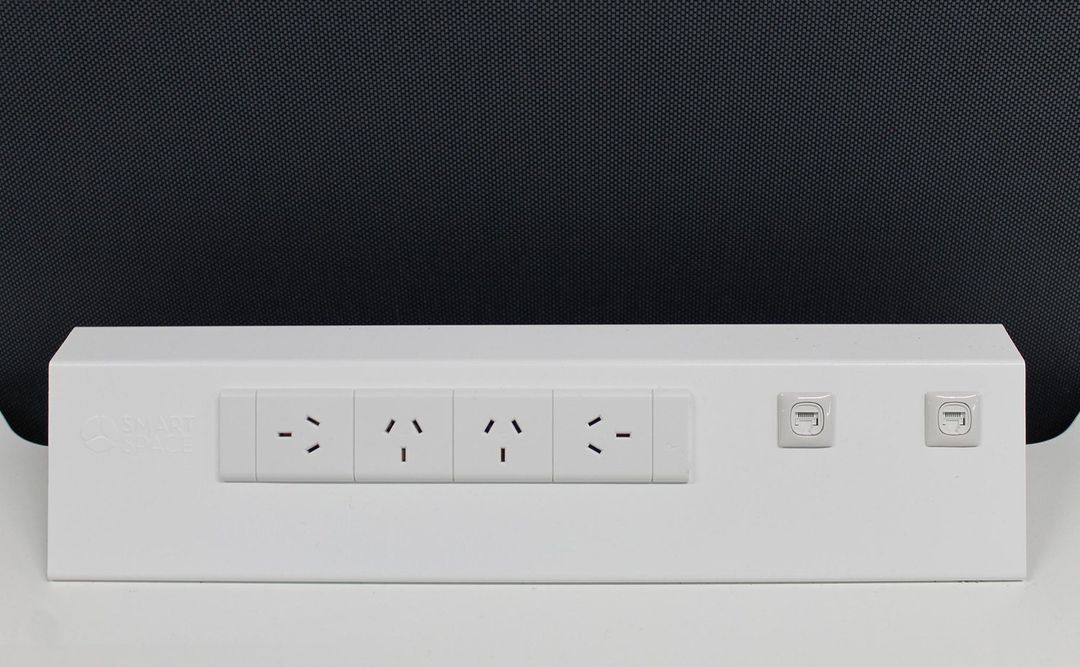 Above Desk Power Rail | SmartSpace