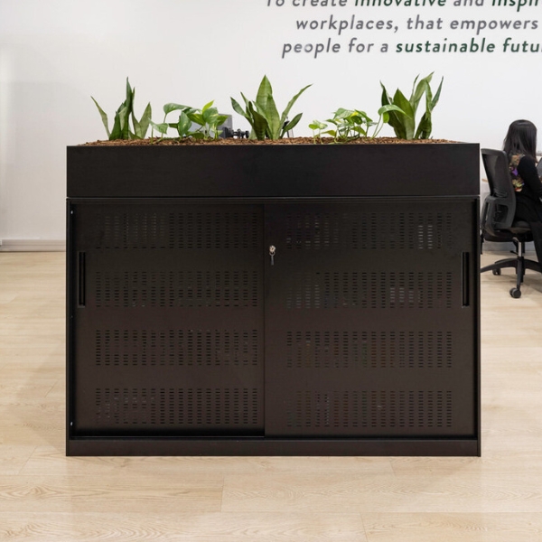 Tambour Planter Storage | SmartSpace