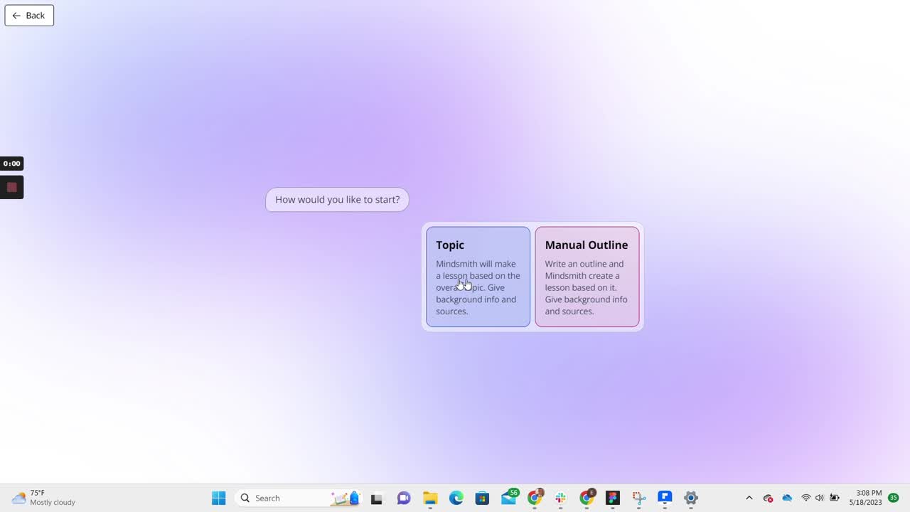 Mindsmith: AI-powered Learning