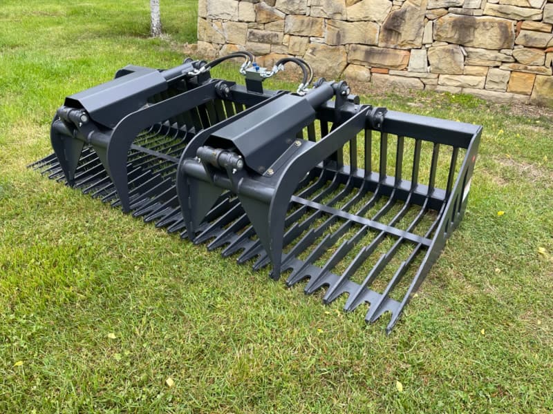 Skid Steer Rake Bucket 1730mm - Available from Tasquip