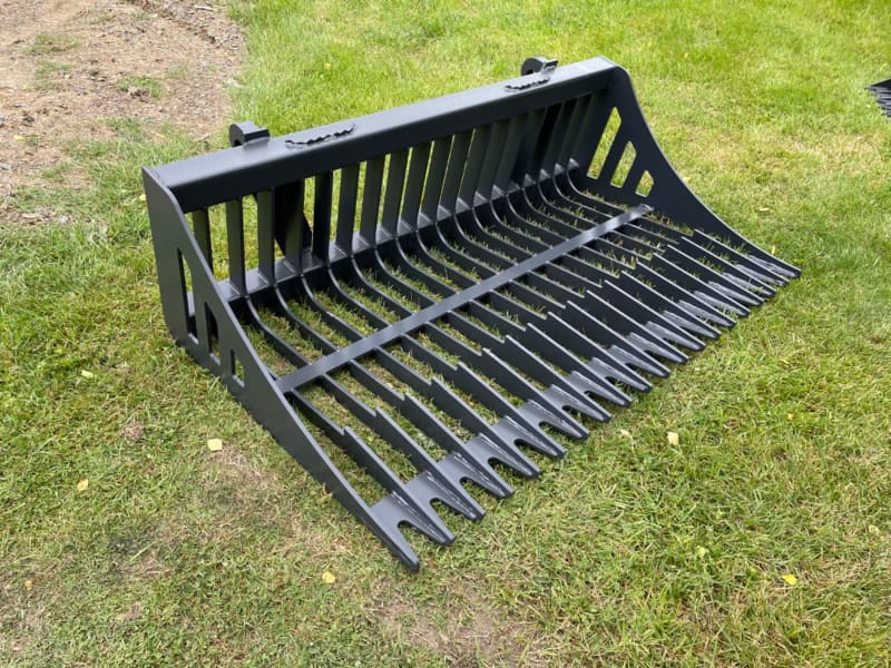 Rock Bucket Euro Hitch Barrett 1570mm wide - Available from Tasquip