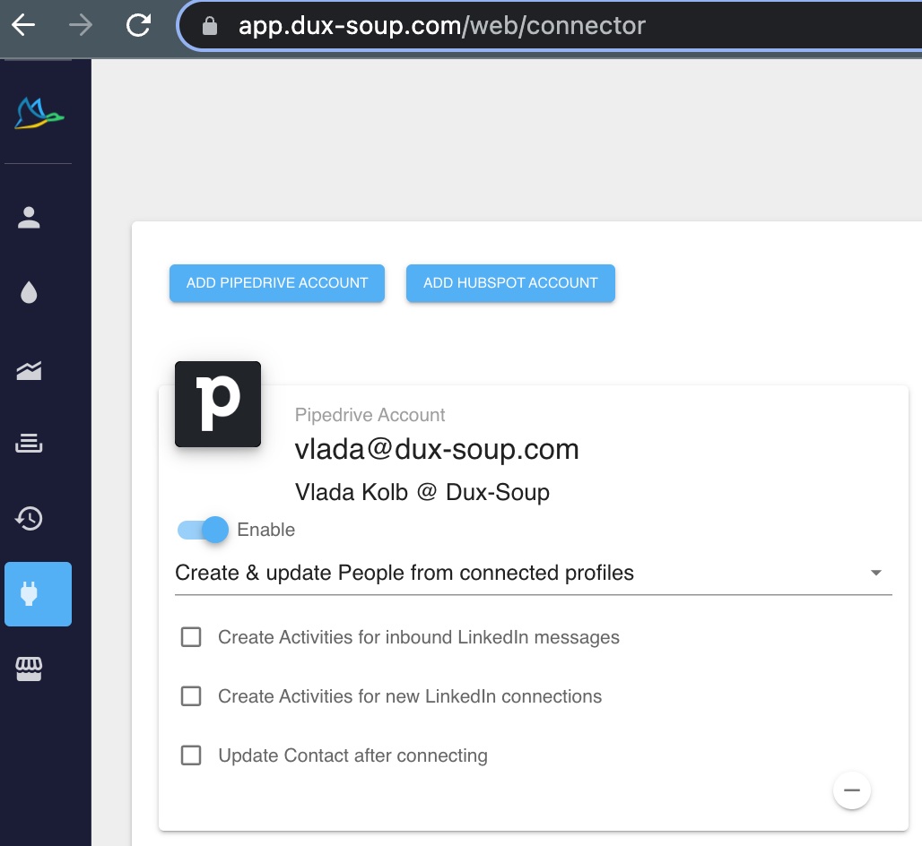 Dux-Soup and Pipedrive - integrating LinkedIn prospecting to your lead ...