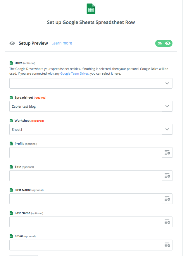 Dux-Soup Turbo + Google Sheets