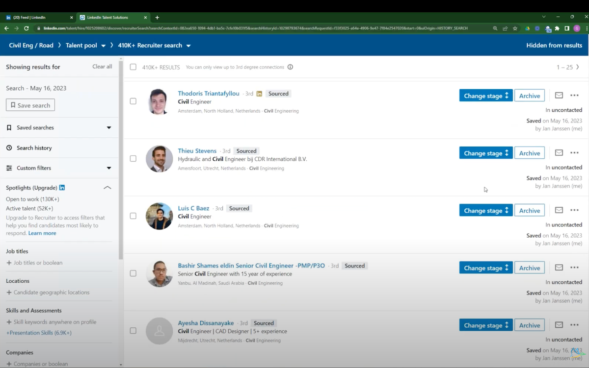 How to use LinkedIn for recruitment and save 75% of your time.