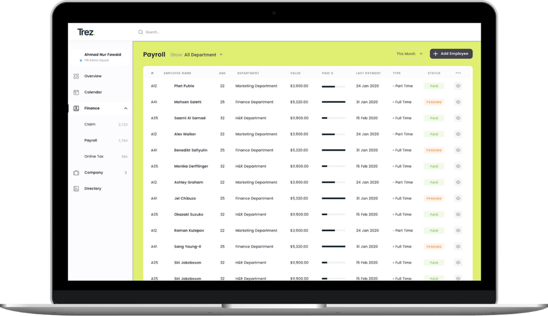 Trez: easy and affordable payroll and benefits administration for your ...
