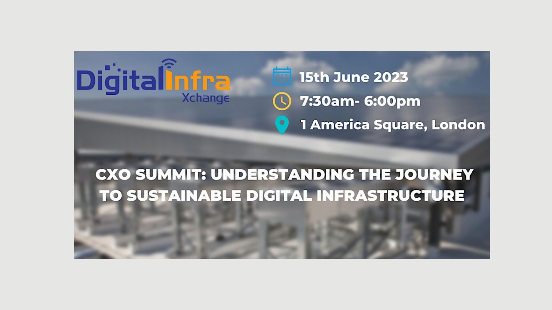 CXO SUMMIT: Understanding The Journey to sustainable digital infrastructure