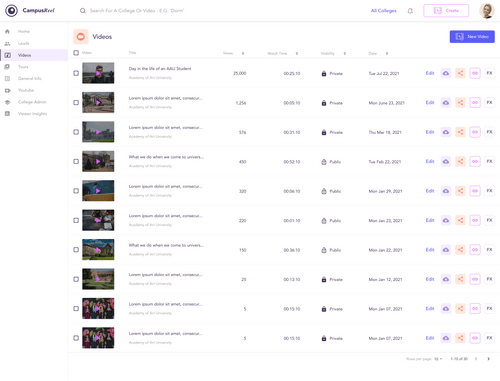 Video and Content Enrollment Platform for Schools | CampusReel