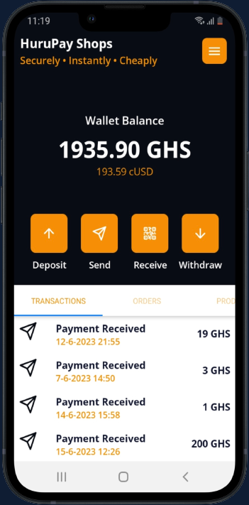 Accept Stablecoin Payments with Hurupay App