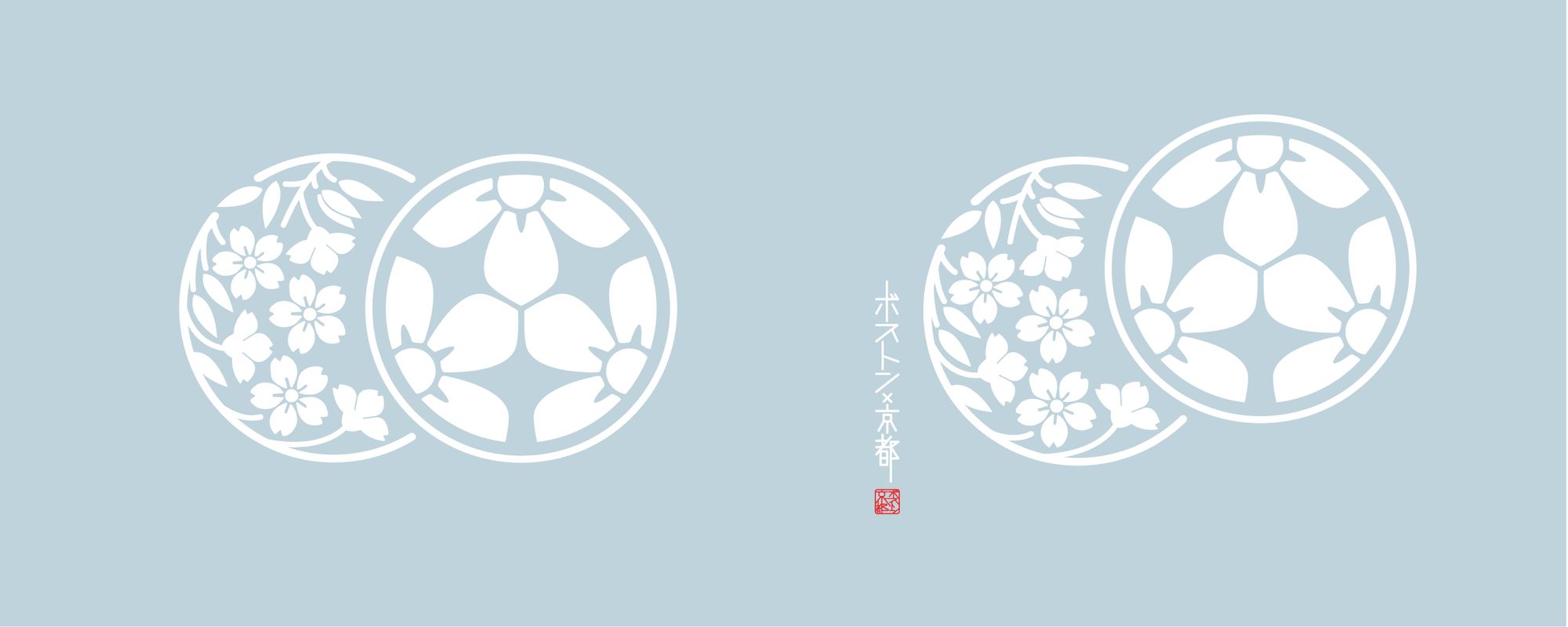 Boston x Kyoto Tenugui Kamon Design | Works | MIEKO MURAO