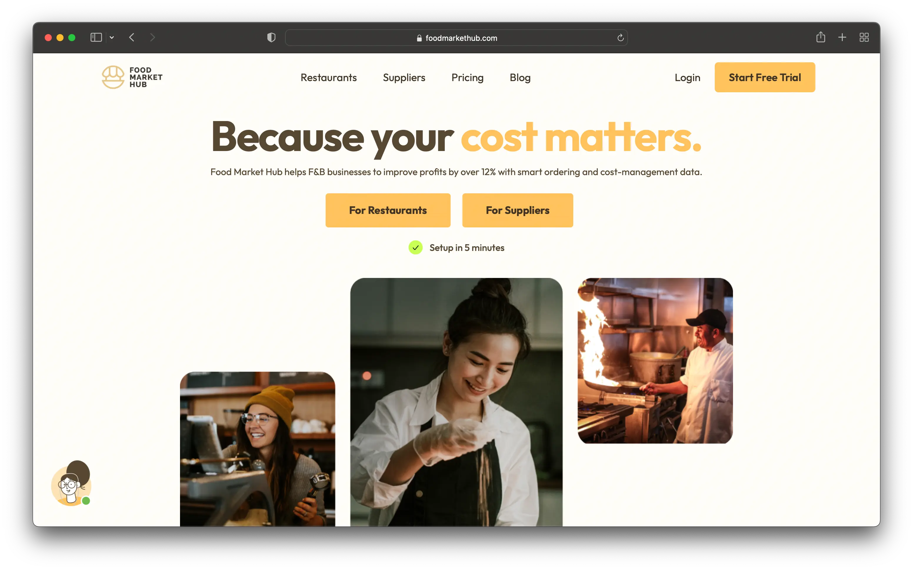 Food Market Hub | Procurement & Inventory Management System