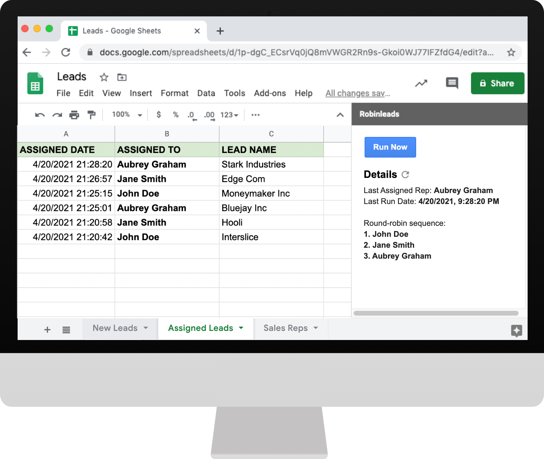 Round Round Leads Using Google Sheets Robinleads round-round-leads-using-google-sheets-robinleads
