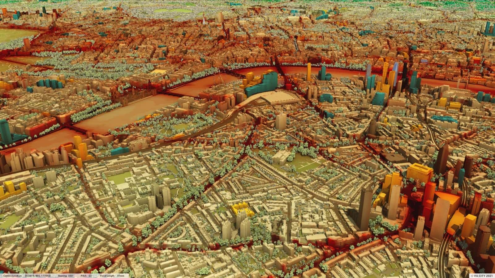 3D Model of London & Digital Twin for Urban Planning & Design