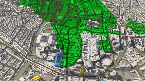 3D Model of Cardiff & Digital Twin for Urban Planning & Design