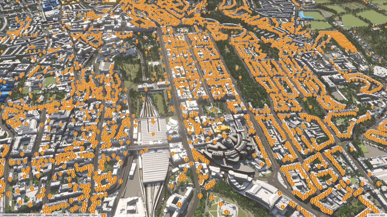3D Model of Edinburgh & Digital Twin for Urban Planning & Design