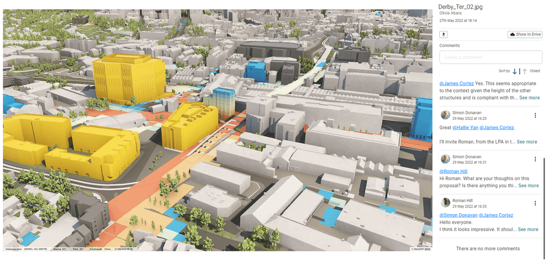 3D Model of Nottingham & Digital Twin for Urban Planning & Design