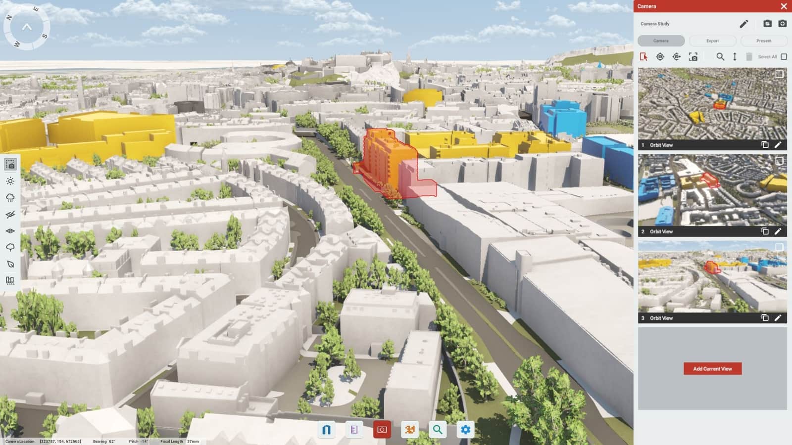 3D Model of Edinburgh & Digital Twin for Urban Planning & Design