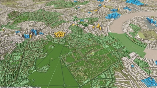 3D Model of London & Digital Twin for Urban Planning & Design