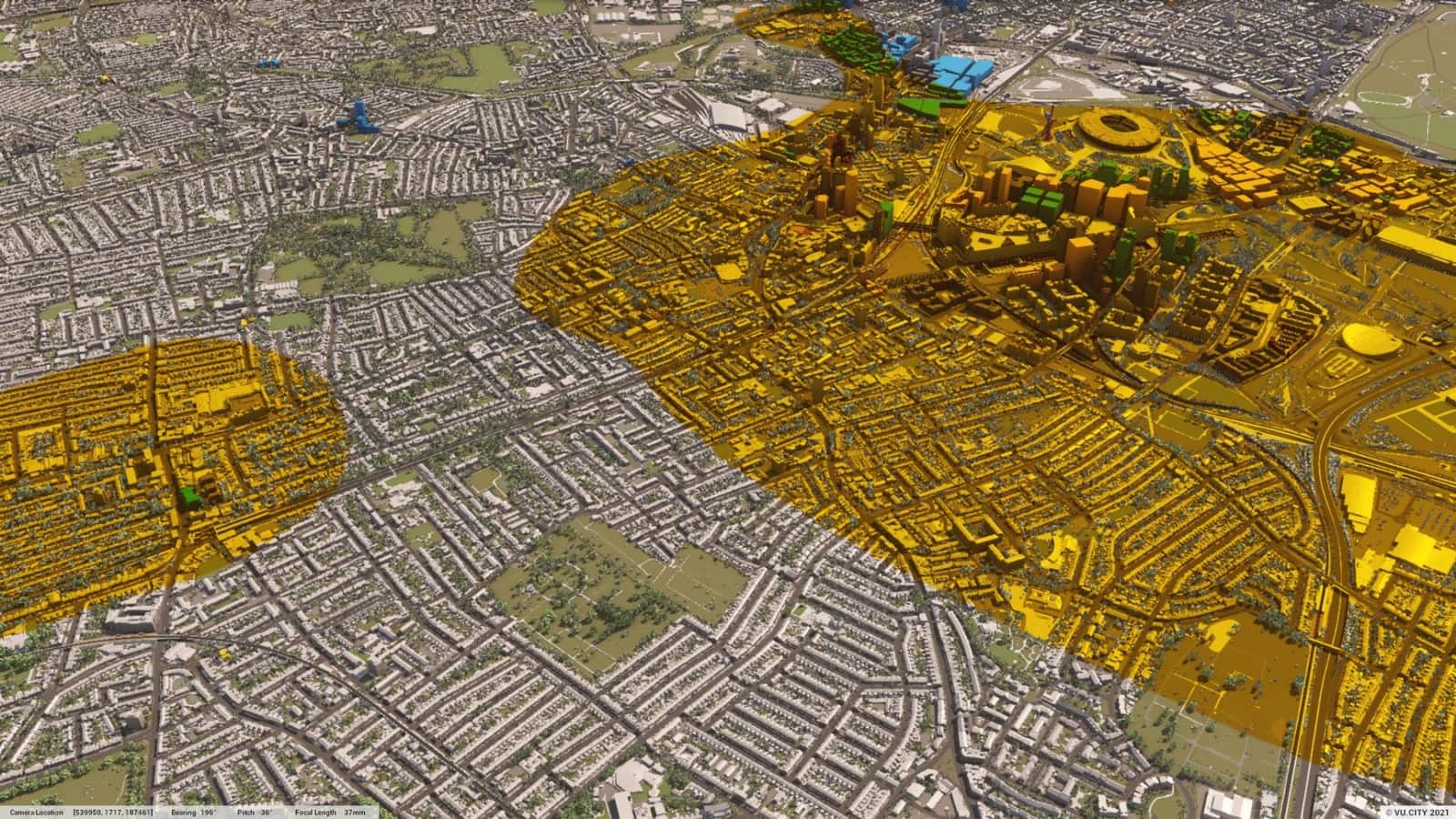 3D Model of London & Digital Twin for Urban Planning & Design