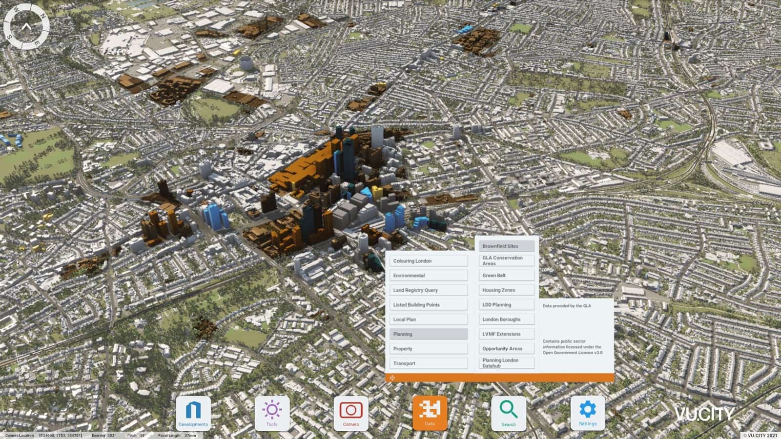 3D Model of London & Digital Twin for Urban Planning & Design