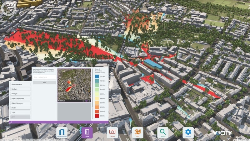 3D Model of Nottingham & Digital Twin for Urban Planning & Design