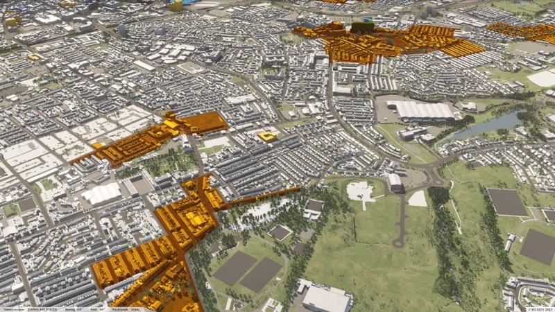 3D Model of Belfast & Digital Twin for Urban Planning & Design