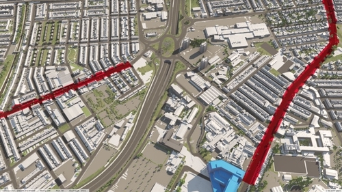 3D Model of Belfast & Digital Twin for Urban Planning & Design