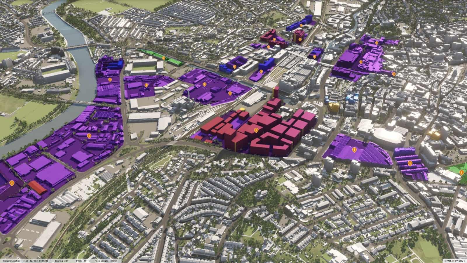 3D Model of Nottingham & Digital Twin for Urban Planning & Design