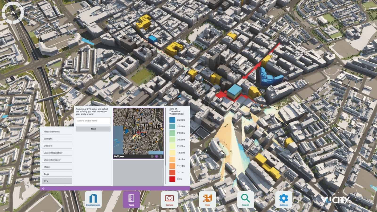 3D Model of Belfast & Digital Twin for Urban Planning & Design