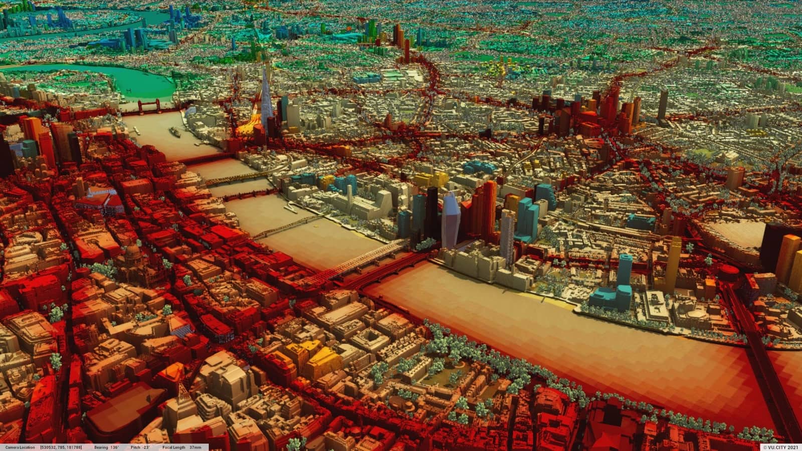 3D Model of London & Digital Twin for Urban Planning & Design
