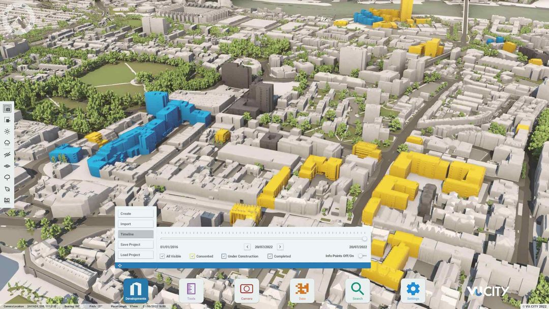3D Model of Southampton & Digital Twin for Urban Planning & Design