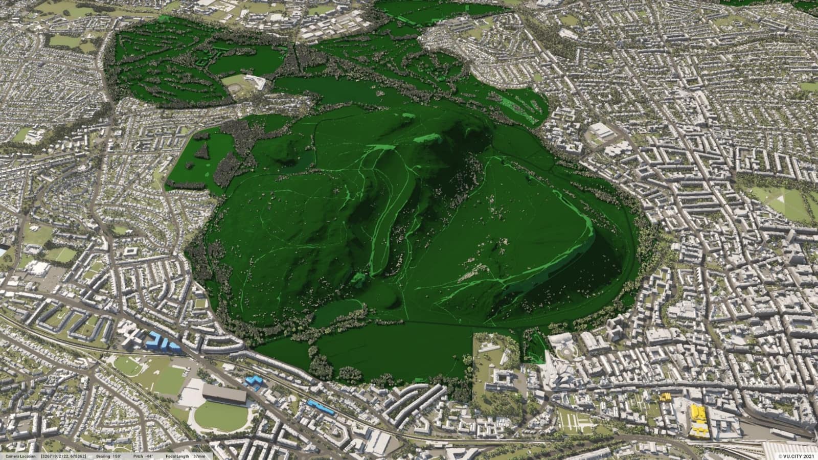 3D Model of Edinburgh & Digital Twin for Urban Planning & Design